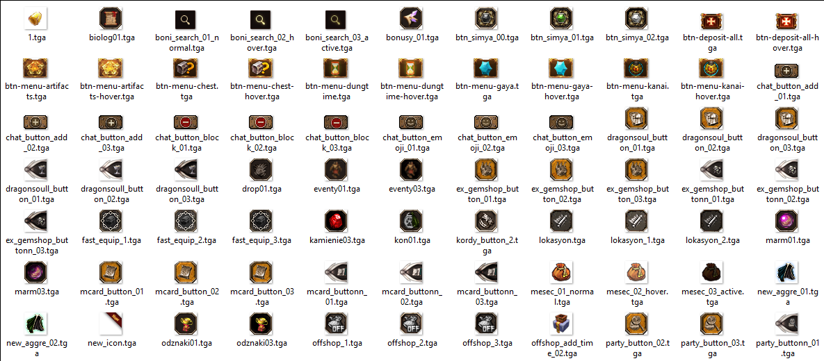 Icons Pack 8 - Graphismes 2D - Metin2Dev | M2Dev