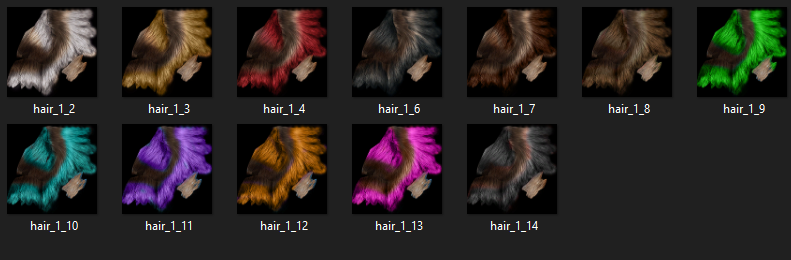 Recolored Basic Hairstyles - 2D Graphics - Metin2Dev | M2Dev