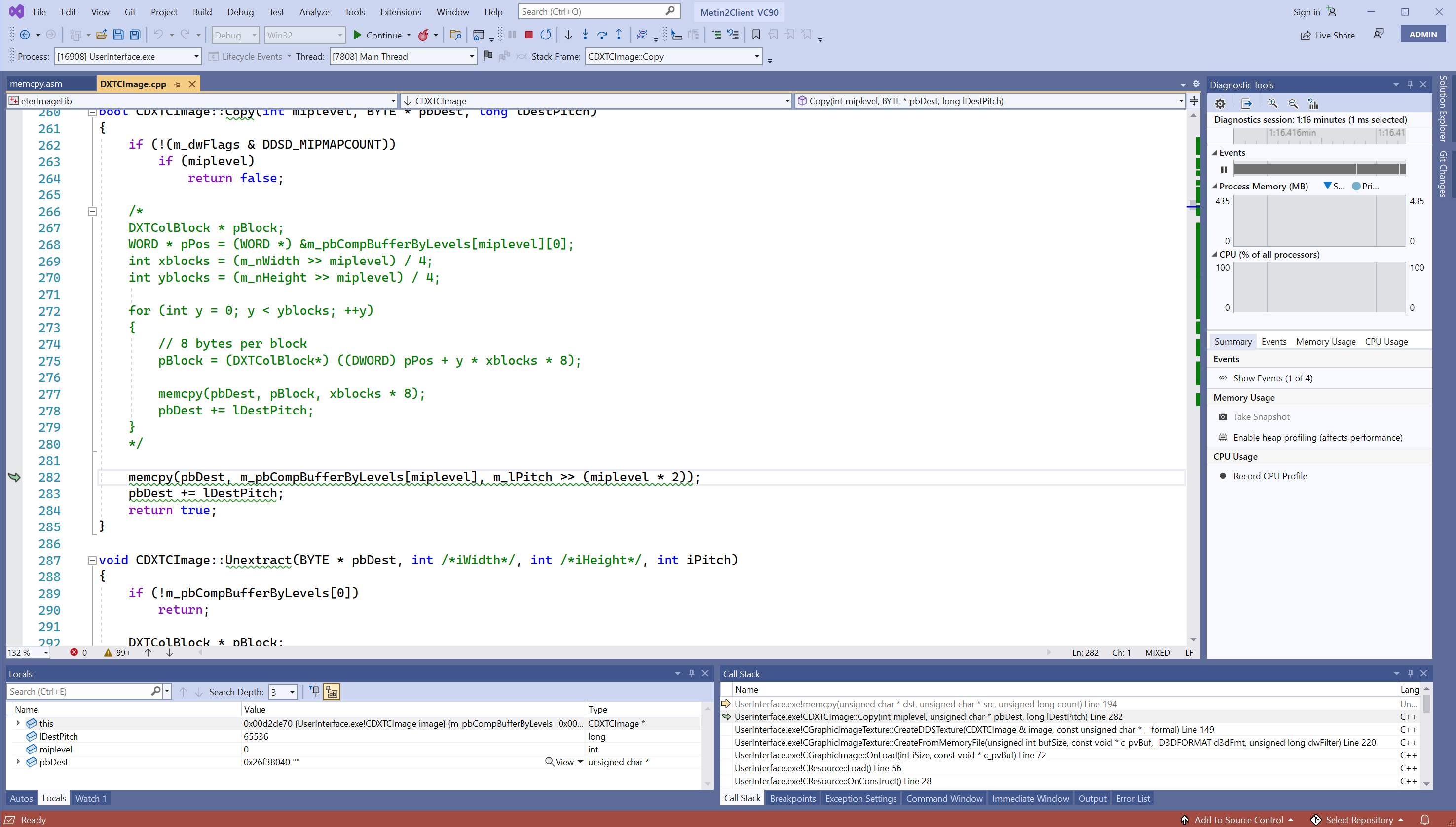 Client closes after teleport / restart in town / change character ...