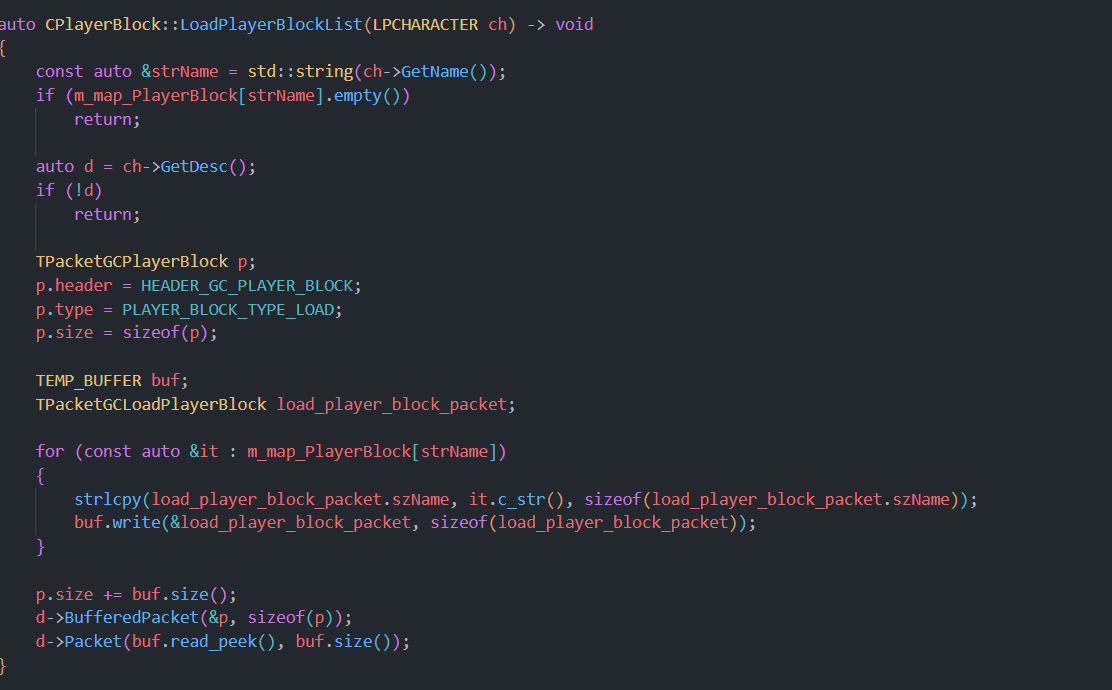 Player Block System - Features & Metin2 Systems - Metin2Dev | M2Dev