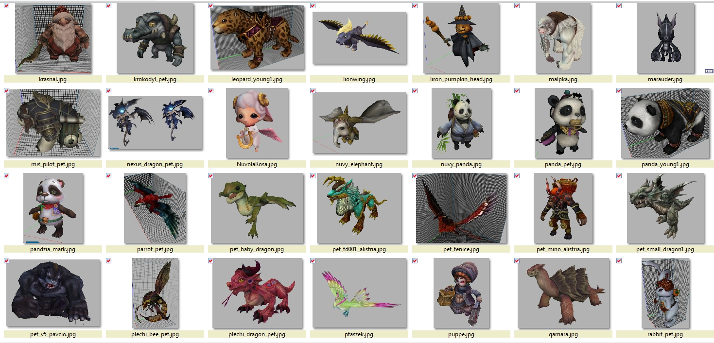 Segregated Package Of Models Armors Weapons Monsters Maps Miscellaneous Metin2dev