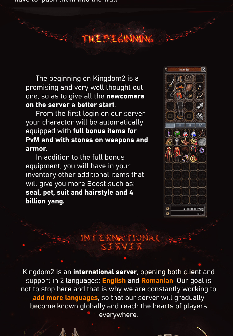 Kingdom2 - Become a Warrior - Private Servers - Metin2Dev | M2Dev