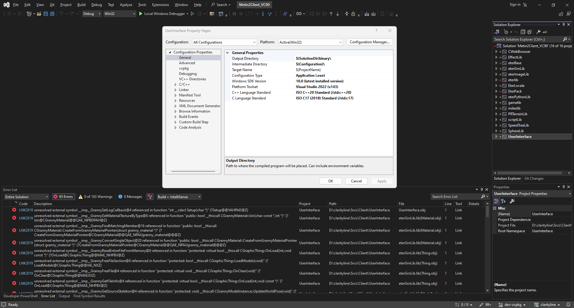 Errors when compiling the binary source - Community Support - Questions & Answers - Metin2Dev ...