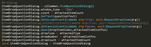 UI Class Dialog - Drop | Buy | Sell - Programming & Scripts - Metin2Dev | M2Dev