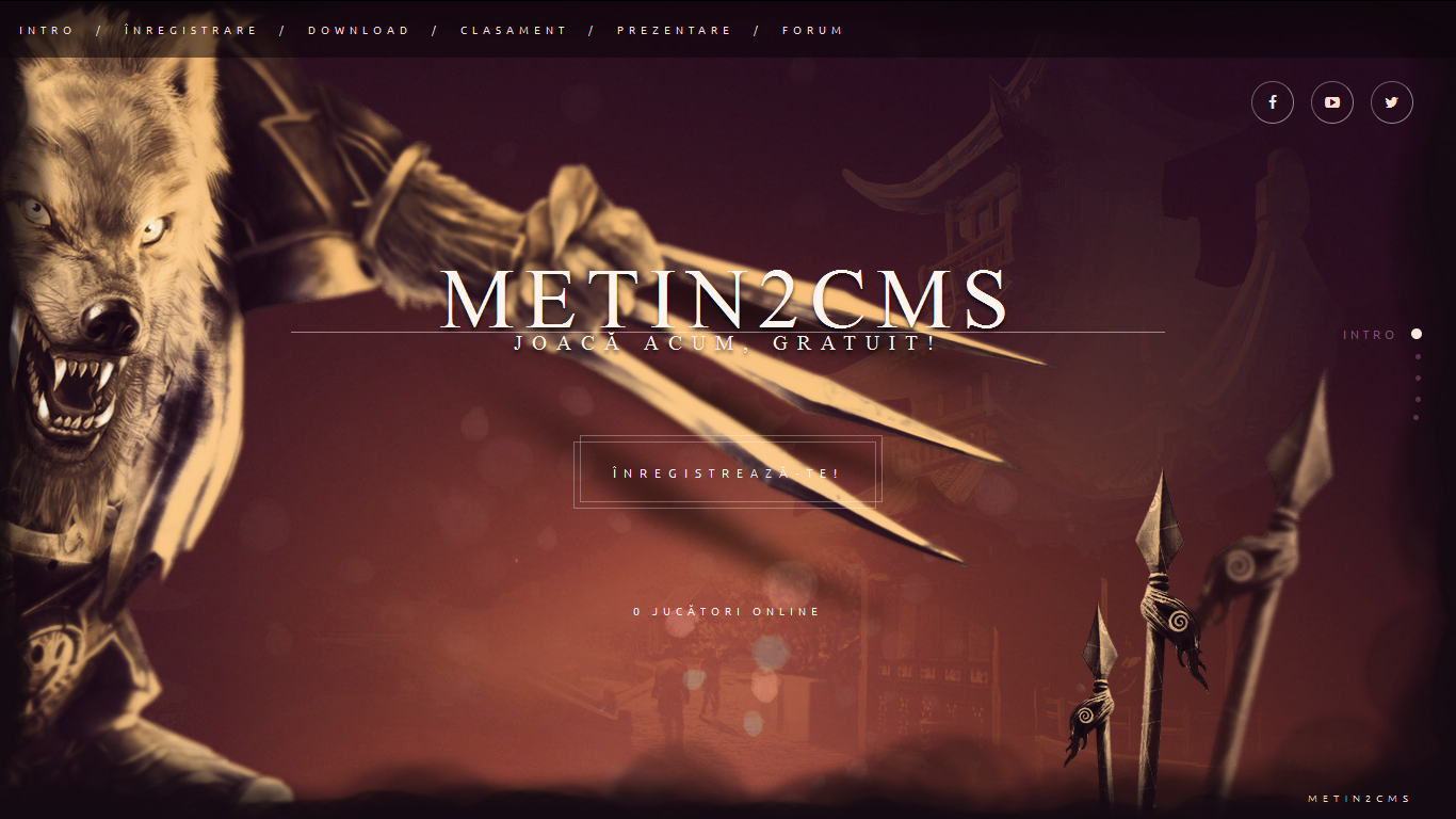 Metin2cms Lite Version Web Development And Scripts Systems Metin2dev M2dev