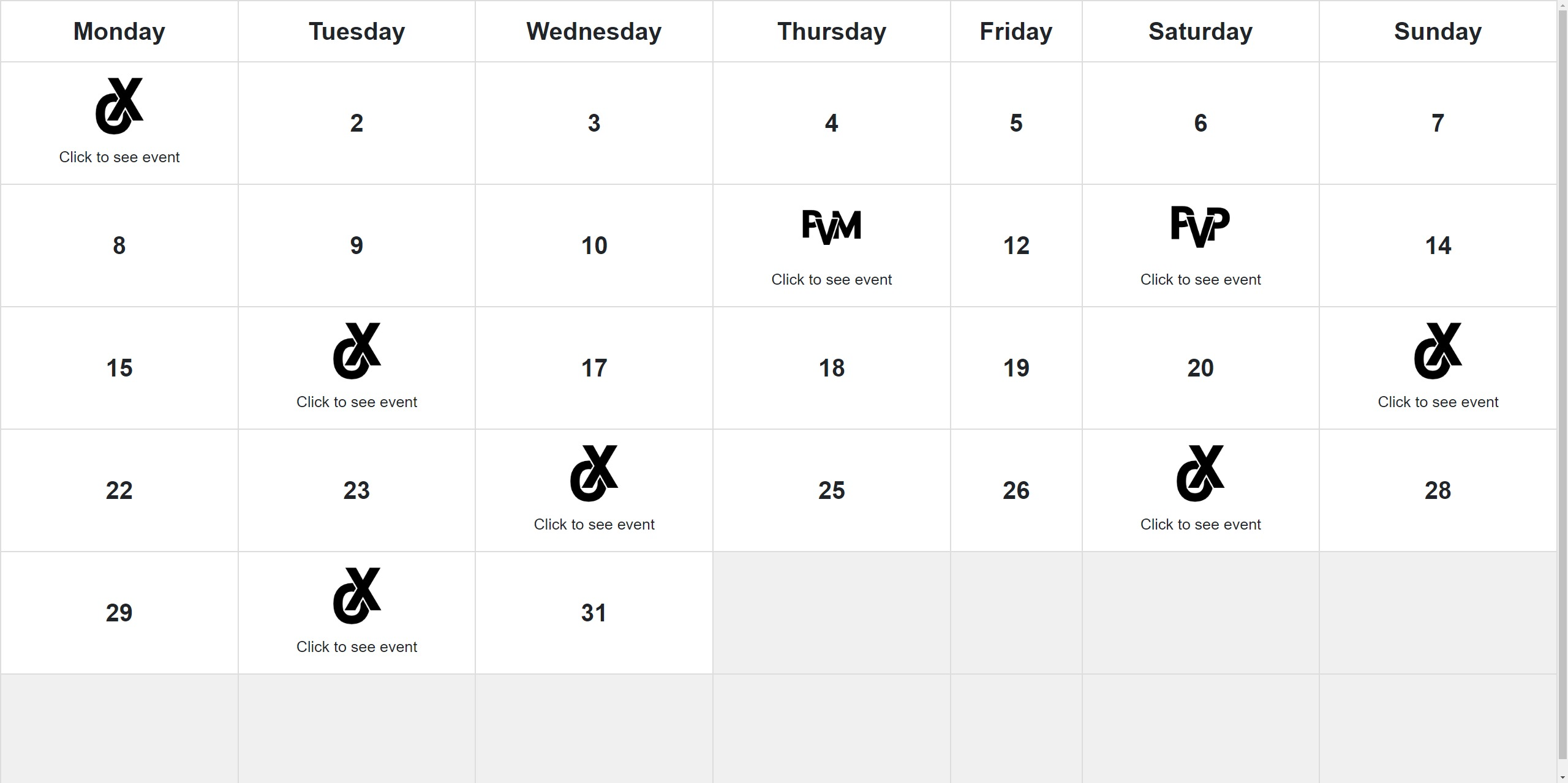 Event Calendar HTML & PHP - 2024 - Web Development & Scripts / Systems - Metin2Dev | M2Dev