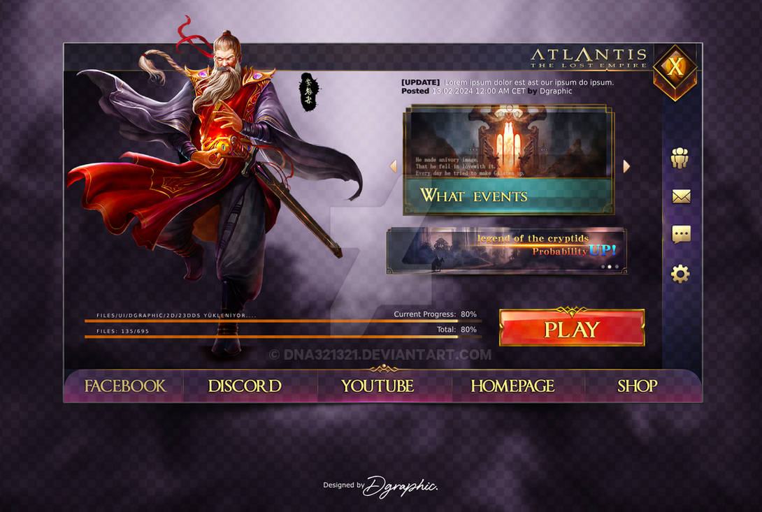 [SHOWCASE] - DGRAPHIC LOGO - LOGIN - PATCHER PSD SHOP - Showcase - Metin2Dev | M2Dev