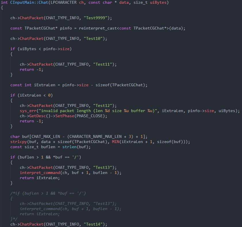 Chat commands don't work - Community Support - Questions & Answers ...