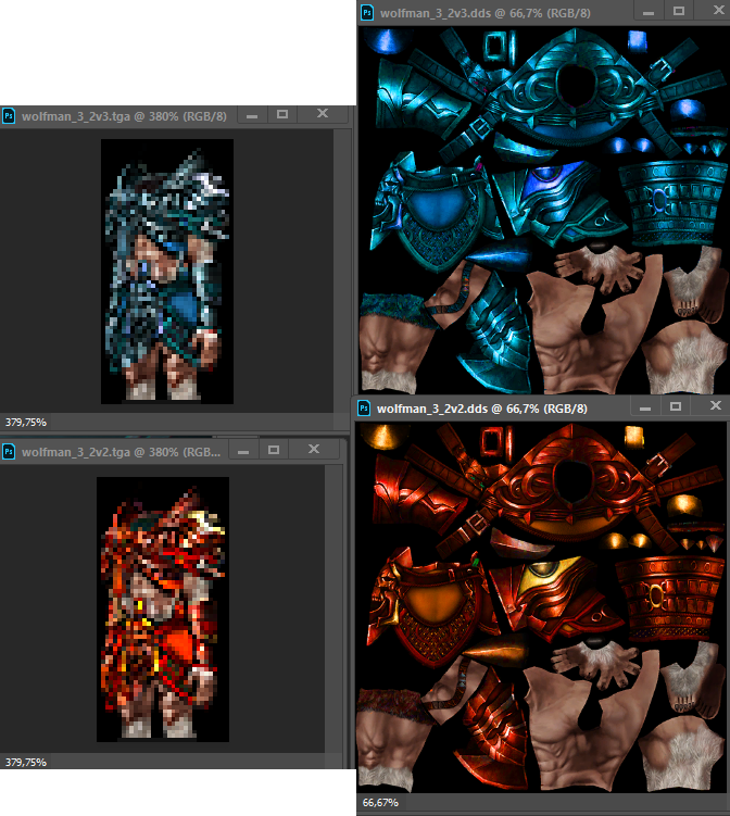 Lucky Dragon and Ice Dragon Armors for wolfmans - 2D Graphics - Metin2Dev | M2Dev