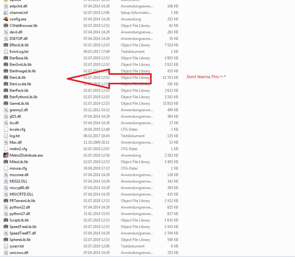 Exclude files when compiling - Community Support - Questions & Answers - Metin2Dev | M2Dev