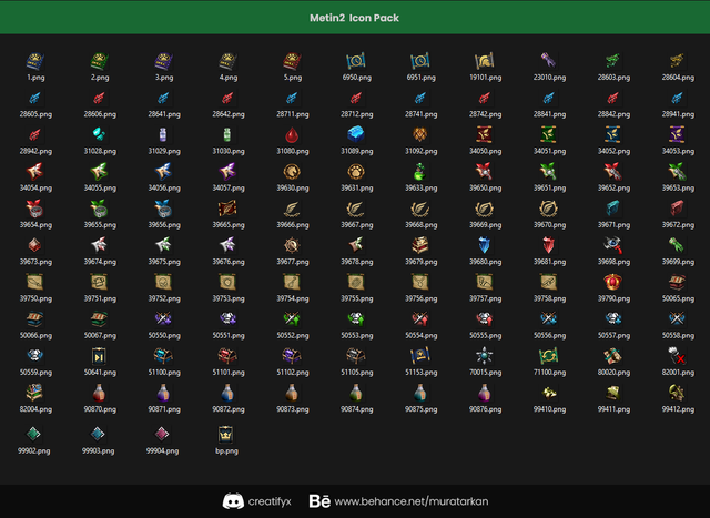 Metin2 Icon Pack +120 ICON - 2D Graphics - Metin2Dev | M2Dev