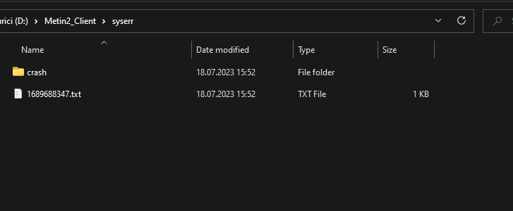 Extended Error Log Features And Metin2 Systems Metin2dev M2dev 1731