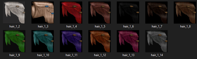 Recolored Basic Hairstyles - 2D Graphics - Metin2Dev | M2Dev