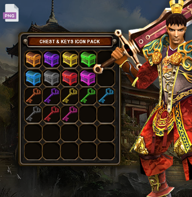Chest & Keys - Icon Pack (16 Icons) - 2D Graphics - Metin2Dev | M2Dev