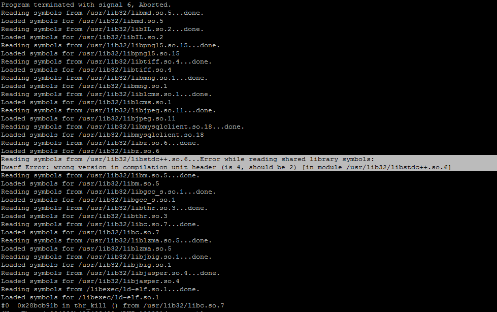 Game.Core ( Dwarf Error: wrong version in compilation unit header Problems ) - Community Support ...