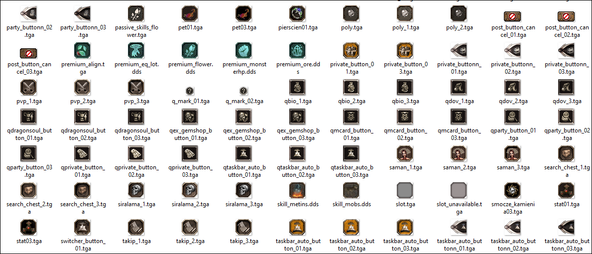 Icons Pack 8 - Graphismes 2D - Metin2Dev | M2Dev