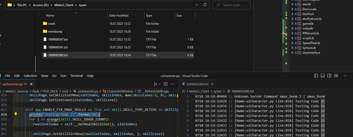 M2 Improved Traceerror Programming And Scripts Metin2dev M2dev