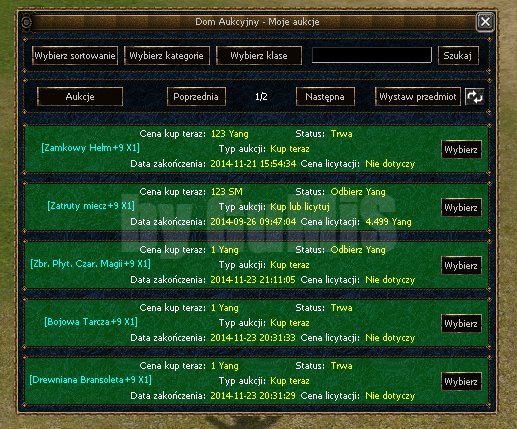 Auction - Programmation & Développement / Codes - Metin2Dev | M2Dev