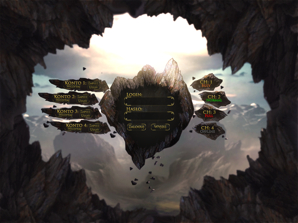 PSD - Login Screen - Interfaces - Metin2Dev | M2Dev