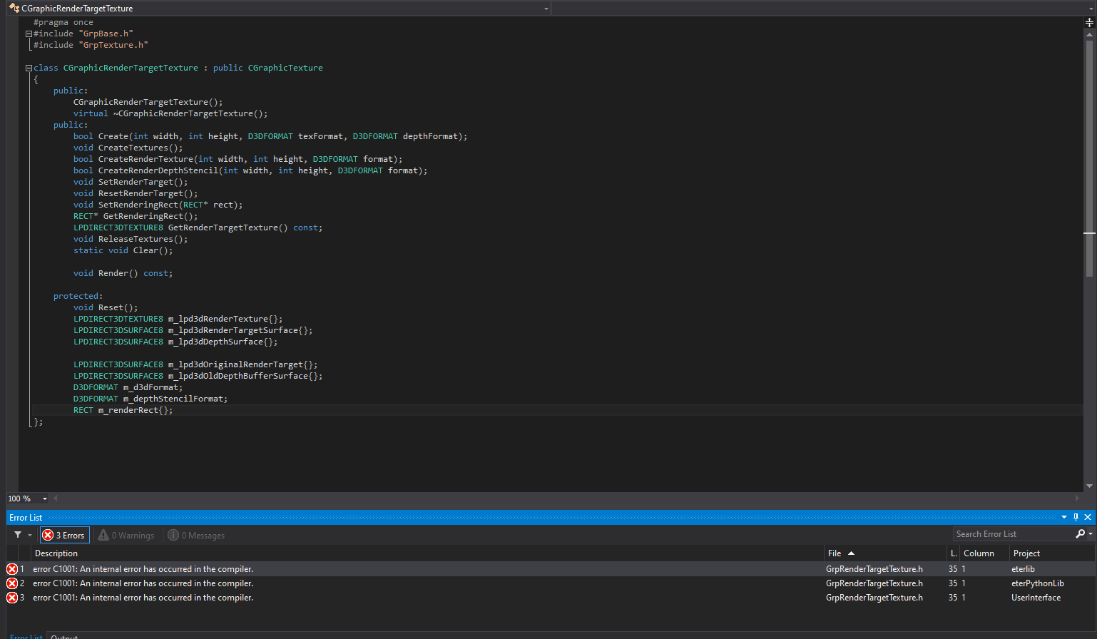 RenderTarget error - Community Support - Questions & Answers ...