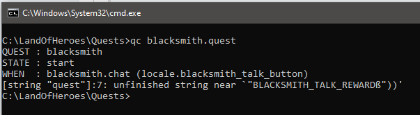 QC error message for special characters next to apostrophes ...