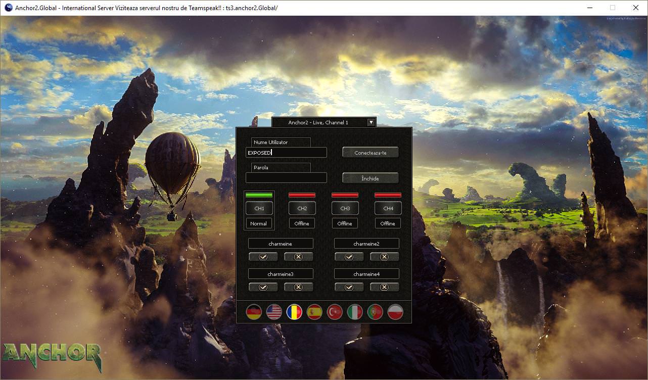 Anchor2 Login Interface - Interfaces - Metin2Dev | M2Dev