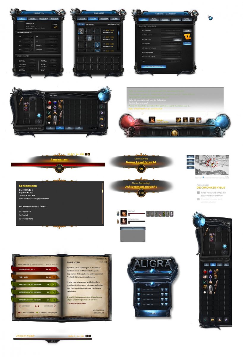 PSD - Eligara Client Design - Interfaces - Metin2Dev | M2Dev