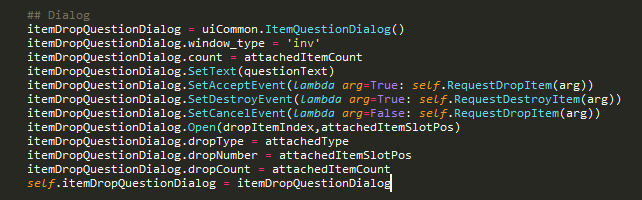 UI Class Dialog - Drop | Buy | Sell - Programming & Scripts - Metin2Dev | M2Dev