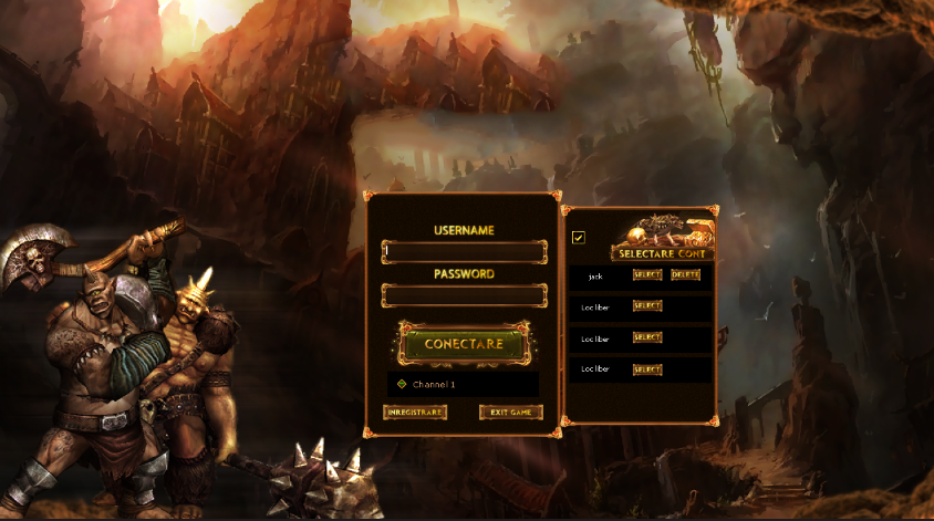 Gold Login Interface - Interfaces - Metin2Dev | M2Dev