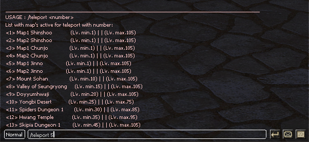Command Teleporter for Player - Commands - Metin2Dev | M2Dev