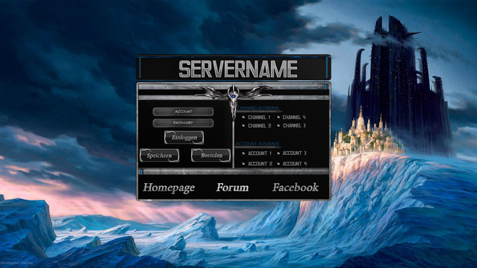 PSD - Interface de Login - Graphismes 2D - Metin2Dev | M2Dev