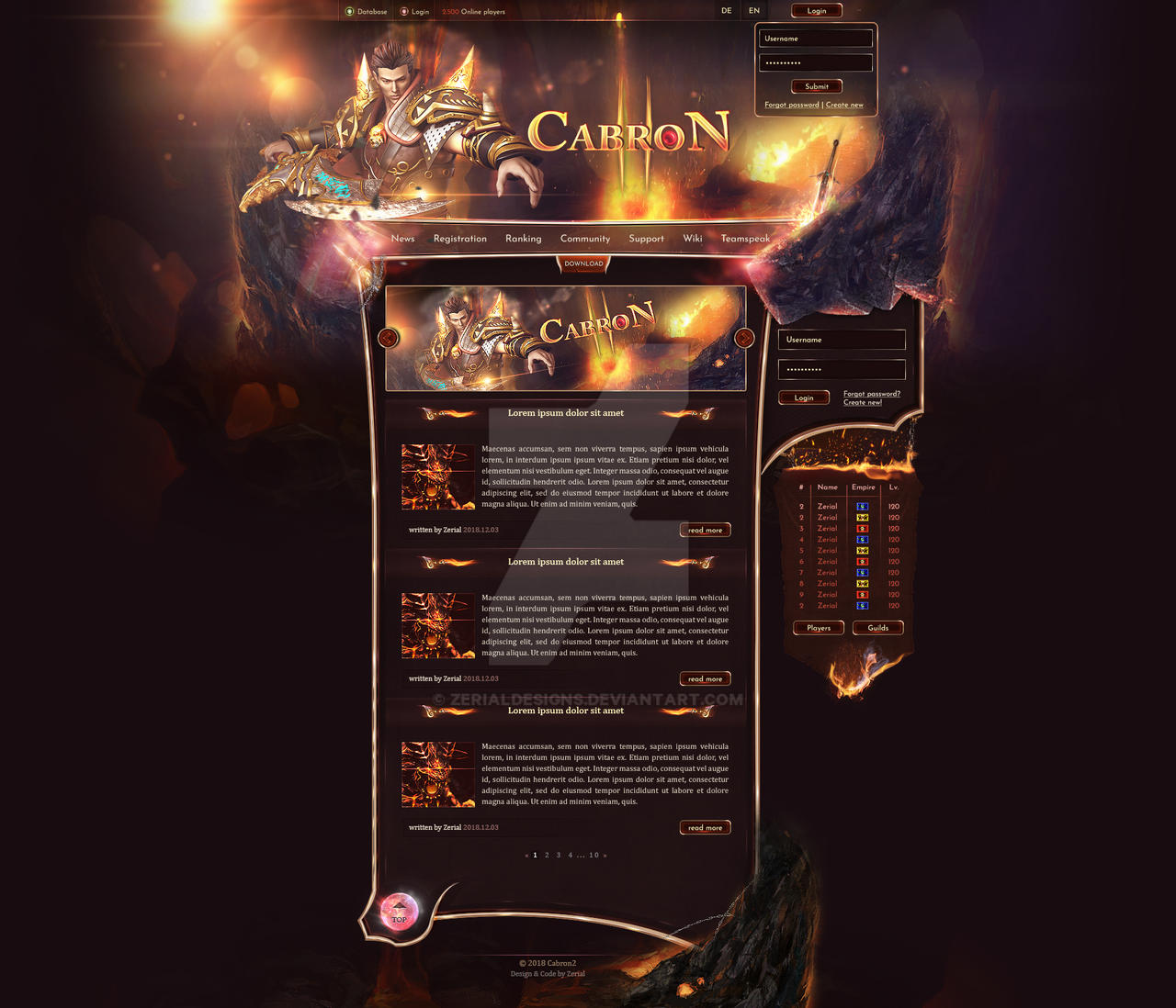 Cabron2 Web Concept - Graphismes 2D - Metin2Dev | M2Dev