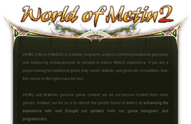 [ Dead Download Link ] Old WoM2 Presentation [ We Need You ...