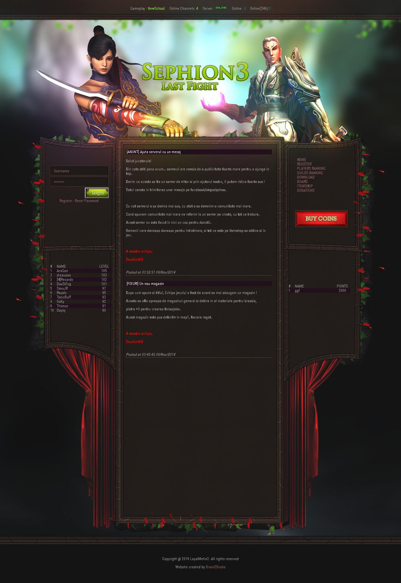 Sephion3 Homepage - Inclassable - Metin2Dev | M2Dev