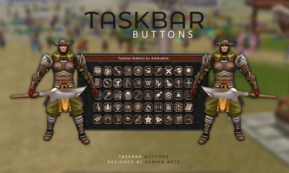 [FREE] Taskbar Buttons | 50 Buttons | With Hover & Down Effect - 2D Graphics - Metin2Dev | M2Dev