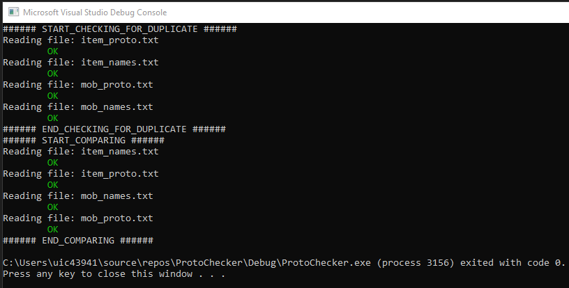 Proto Checker - Tools & Programs - Metin2Dev | M2Dev